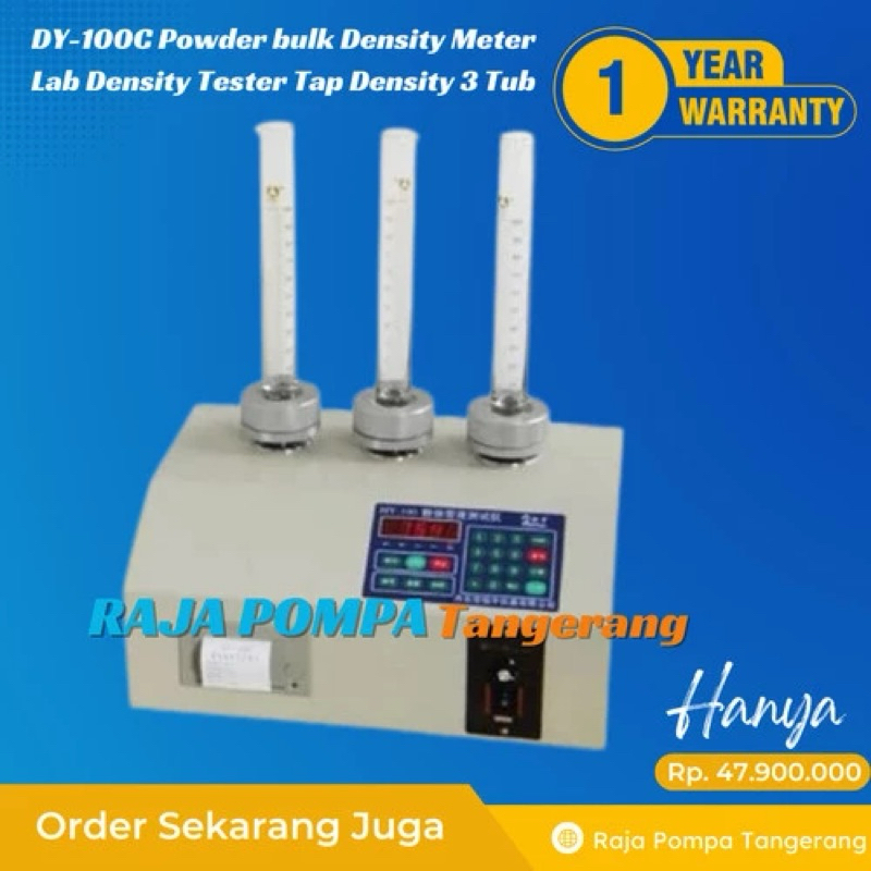 Jual DY-100C Powder bulk Density Meter Lab Density Tester Tap Density 3 ...