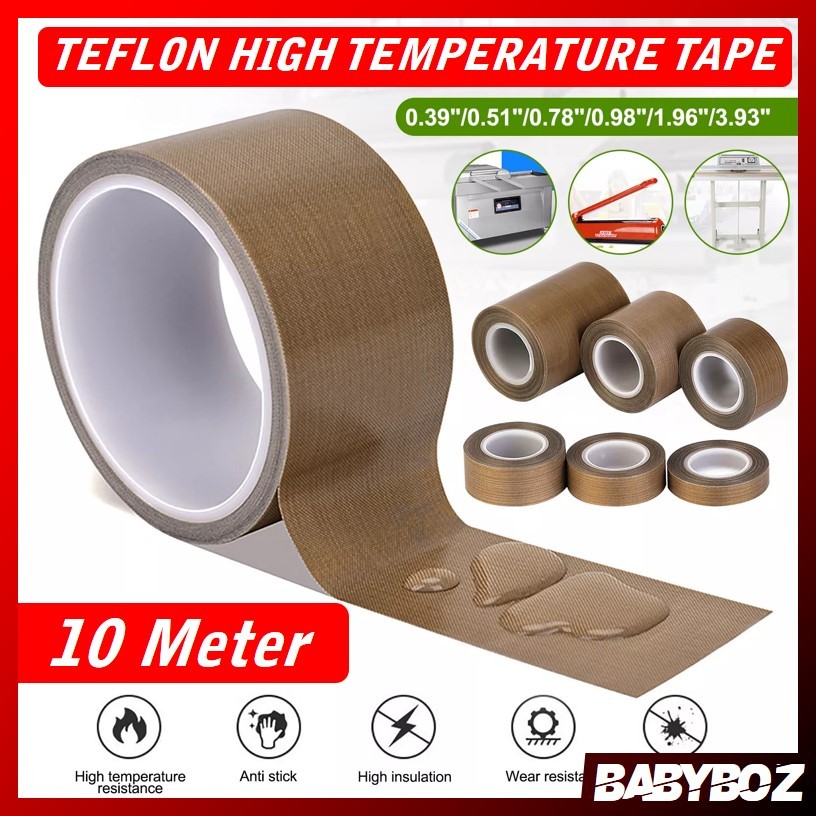 Jual BABYBOZ - PTFE TEFLON Tape Lakban PTFE Heat High Temperature ...