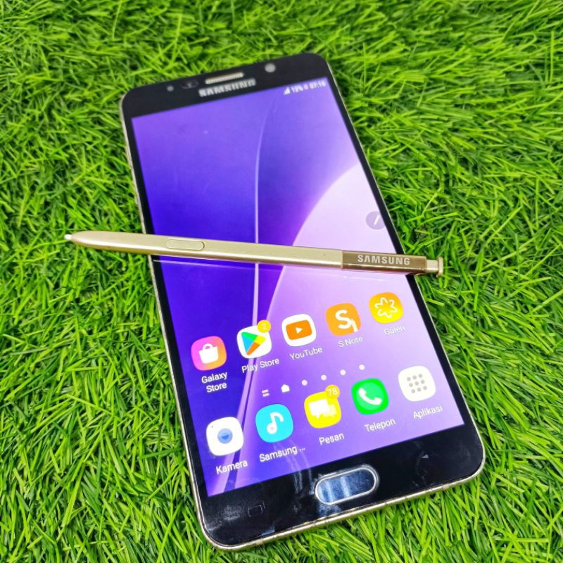 Jual SAMSUNG GALAXY NOTE 5 4/32 LAYAR 4K SUPER AMOLED NORMAL BERKUALITAS HARGA TERJANGKAU ...