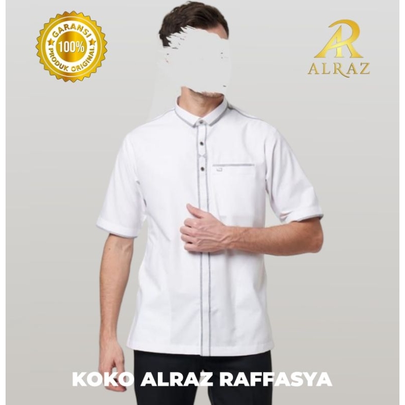 Jual Koko Al Raz Putih Model Raffasya Lengan Pandek | Shopee Indonesia