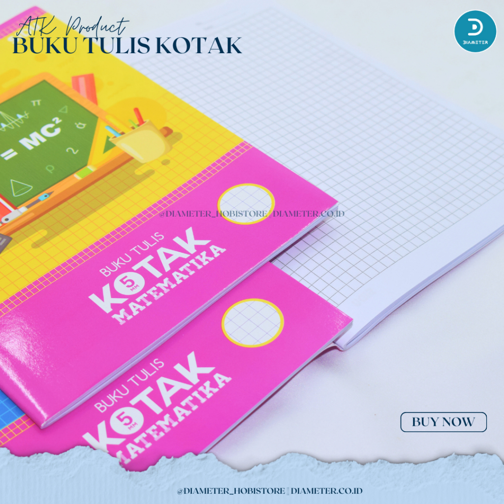 Jual Buku Tulis Kotak Matematika 5mm SIDU | Shopee Indonesia