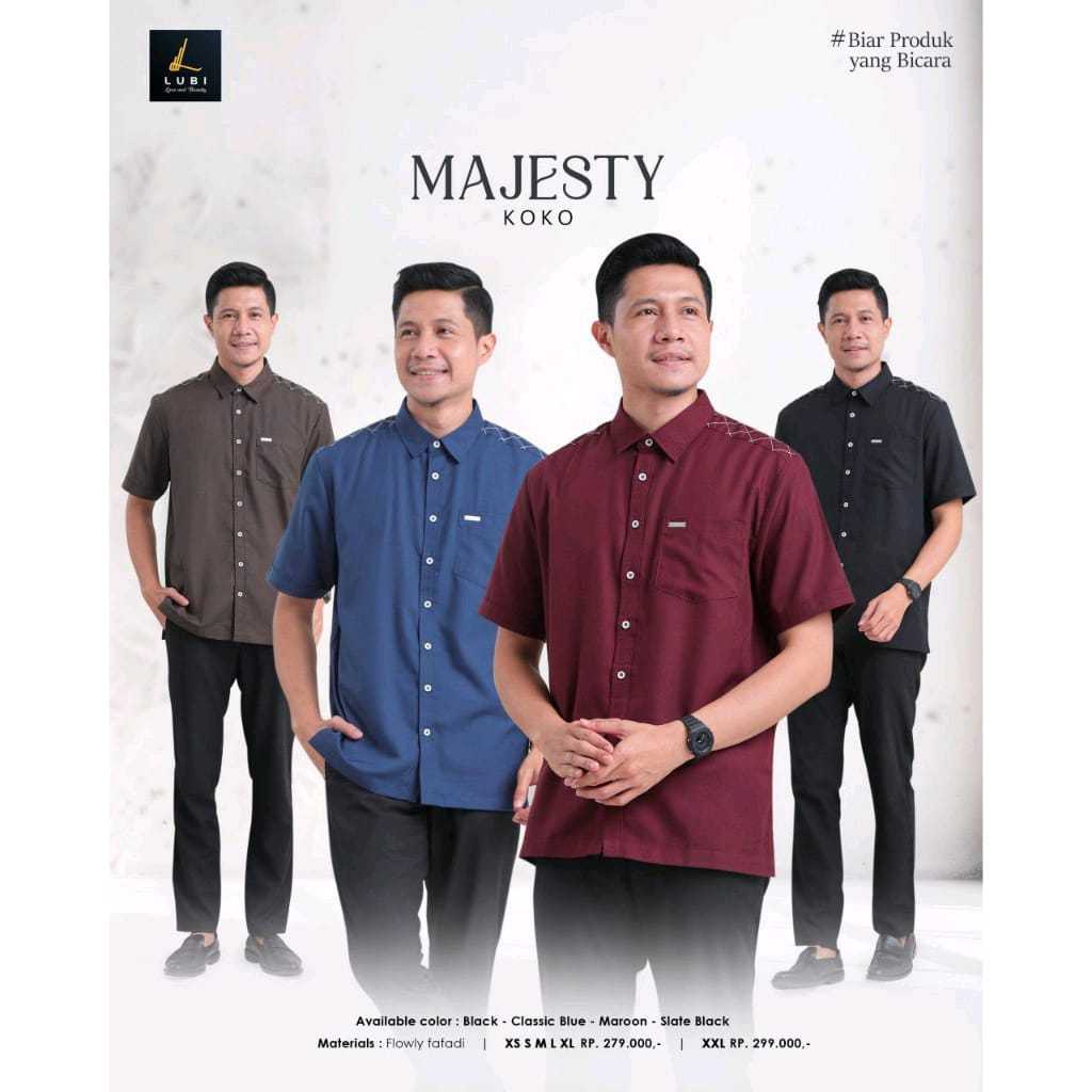 Jual Baju Koko Lubi Majesty | Baju Koko Muslim Premiur | koko Terbaru ...
