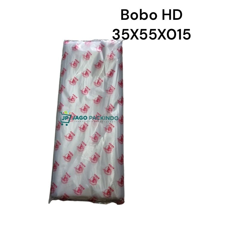 Jual PLASTIK BOBO HD PLASTIK SERBAGUNA UKURAN 35×55×015 | Shopee Indonesia