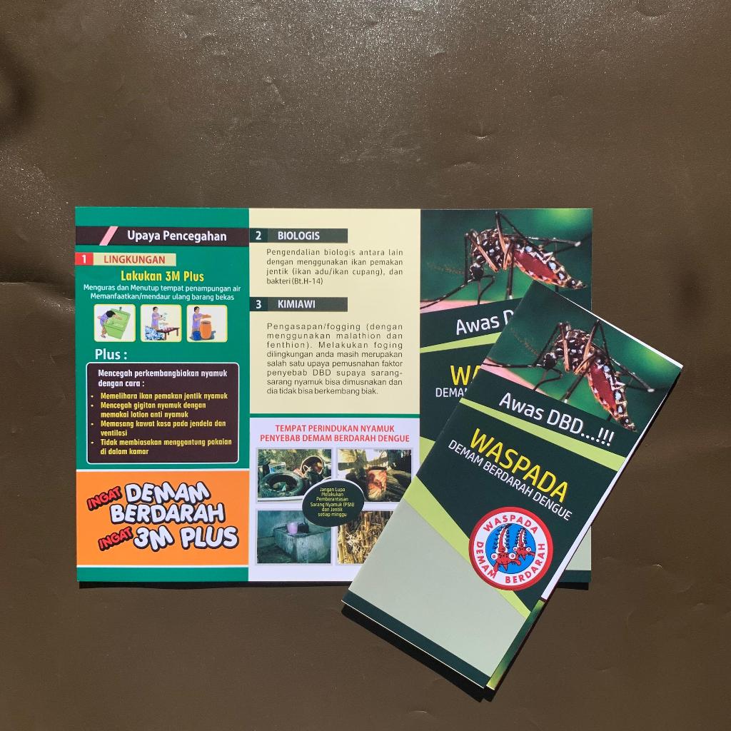 Jual Brosur Kesehatan | Leaflet Waspada Demam Berdarah Dengue|Penyakit ...