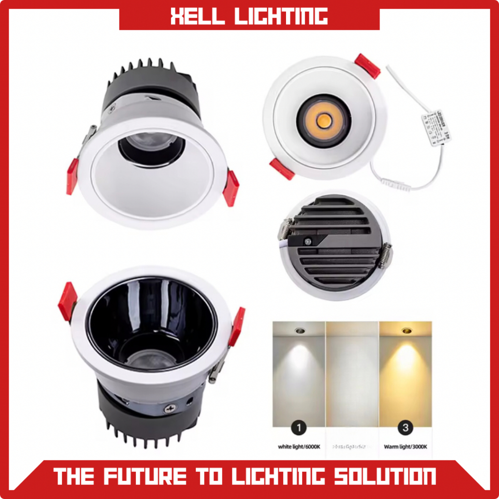 Jual LED Lampu COB Downlight 5W 5 watt Adjustable Lampu LED Downlight ...