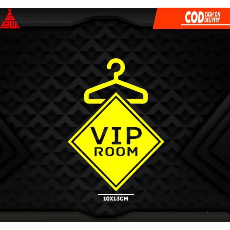 Jual Sticker Stiker Vip room Variasi Sticker Kaca Mobil motor | Shopee ...
