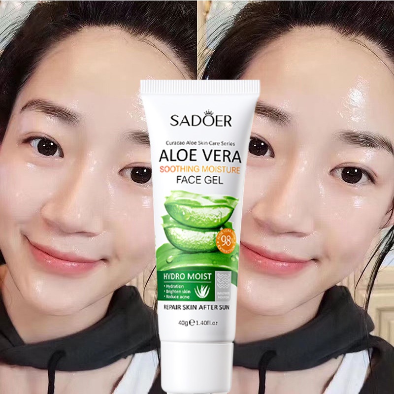 Jual Pelembab Gel Lidah Buaya Aloevera 95 % Gel 60g Natural Memudarkan ...