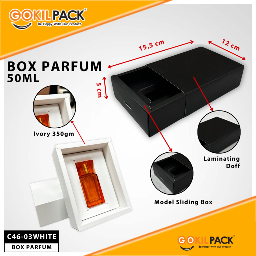 Jual Box Parfum Custom 30 ml / 50 ml | Sliding Box Parfum Lelabo ...