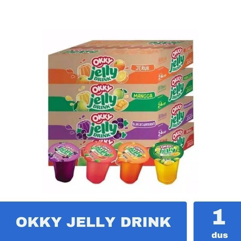 Jual Okky Jelly Drink 145mlX24 Pcs | Okky Jelly Drink 1 Dus| Okky Jelly ...