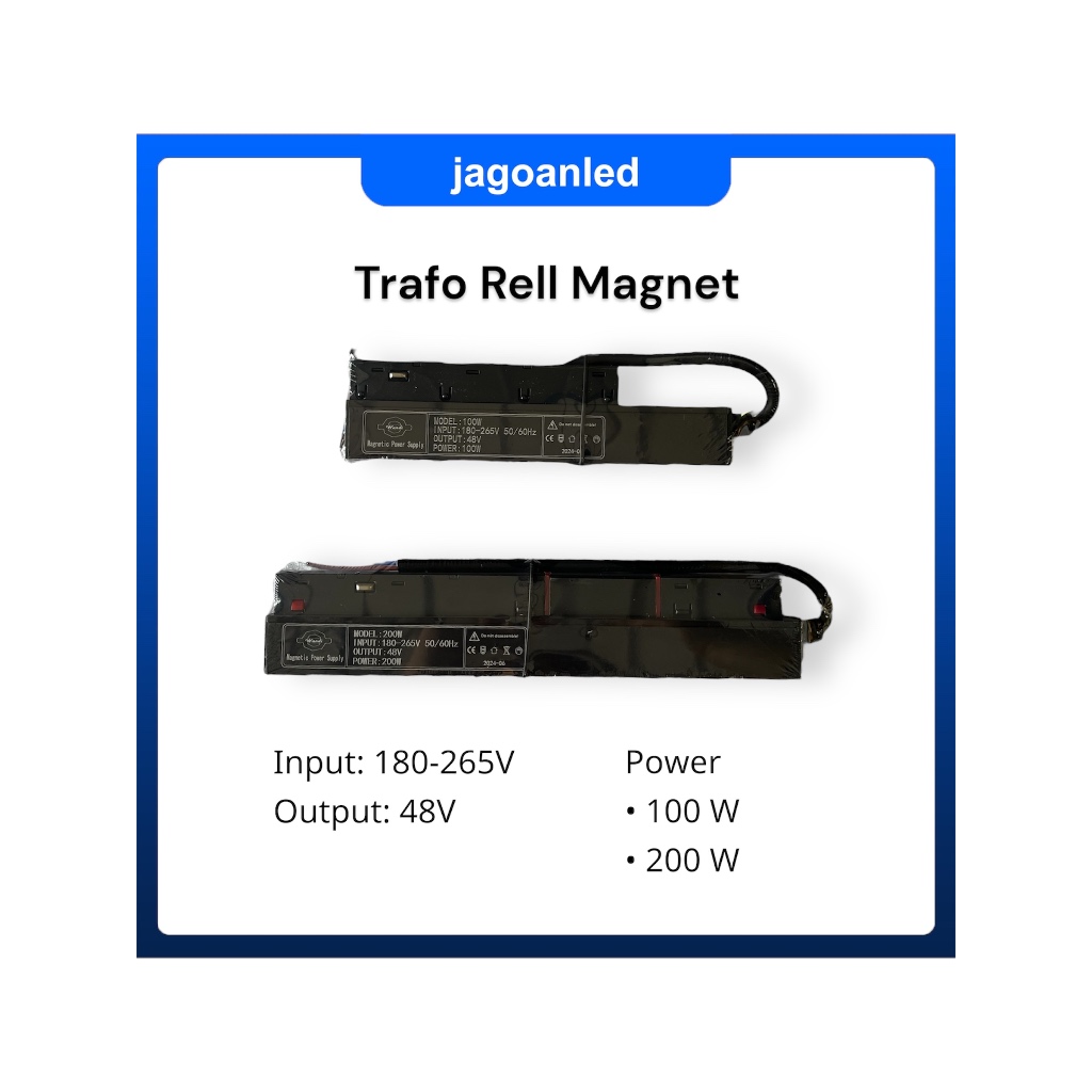 Jual Trafo Magnetic Rell Adaptor Magnet untuk Rell Inbow Outbow 100W ...