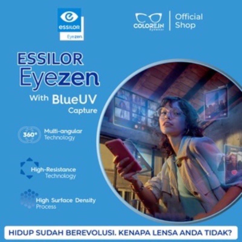 Jual Lensa Eyezen Stock Start Gosok Crizal Sapphire Stylis high index ...