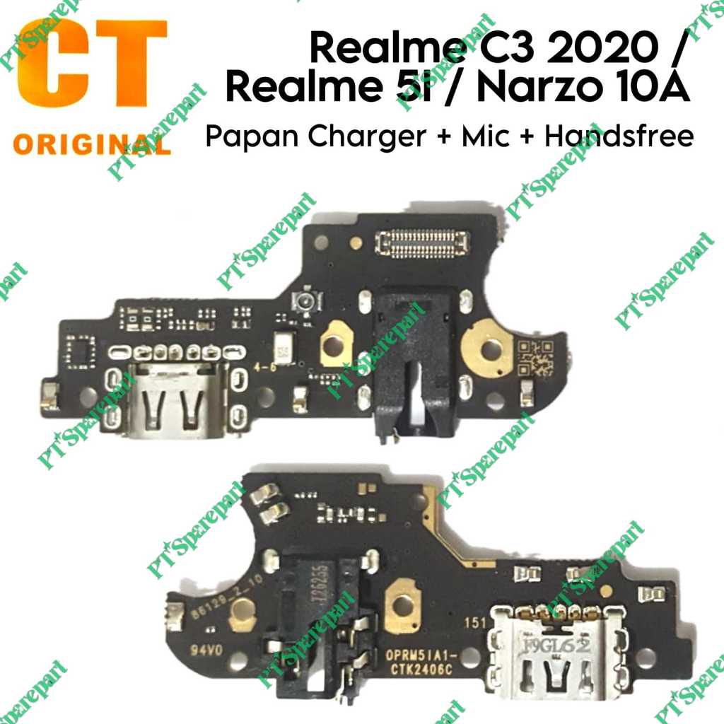 Jual Papan Konektor PCB Charger Mic Realme C3 2020 / Realme 5i / Narzo ...