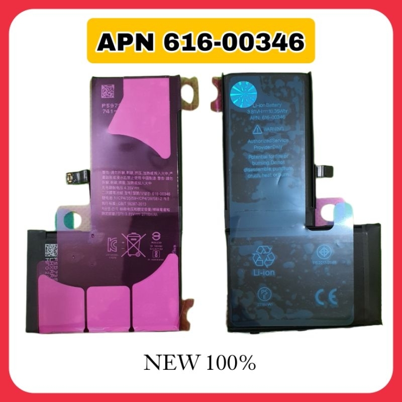 Jual batu batre baterai i phone x apn 616-00346 new | Shopee Indonesia