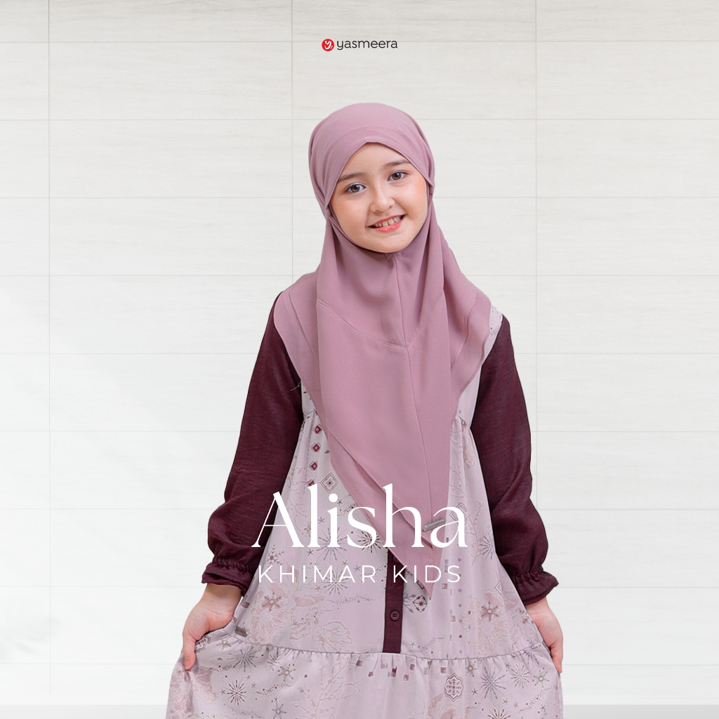 Jual Yasmeera Official | Khimar Alisha Kids | Shopee Indonesia