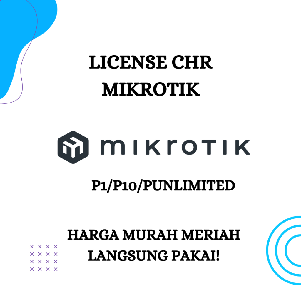 Jual [PROMO] Lisensi Mikrotik CHR Level P1 / P10 / P-Unlimited Murah! | Shopee Indonesia