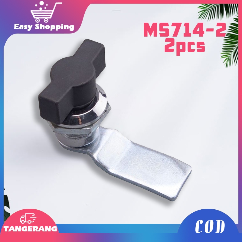Jual 2pcs Kunci Panel Ms714-2 Cam Lock Kunci Box Panel Kunci Cabinet ...
