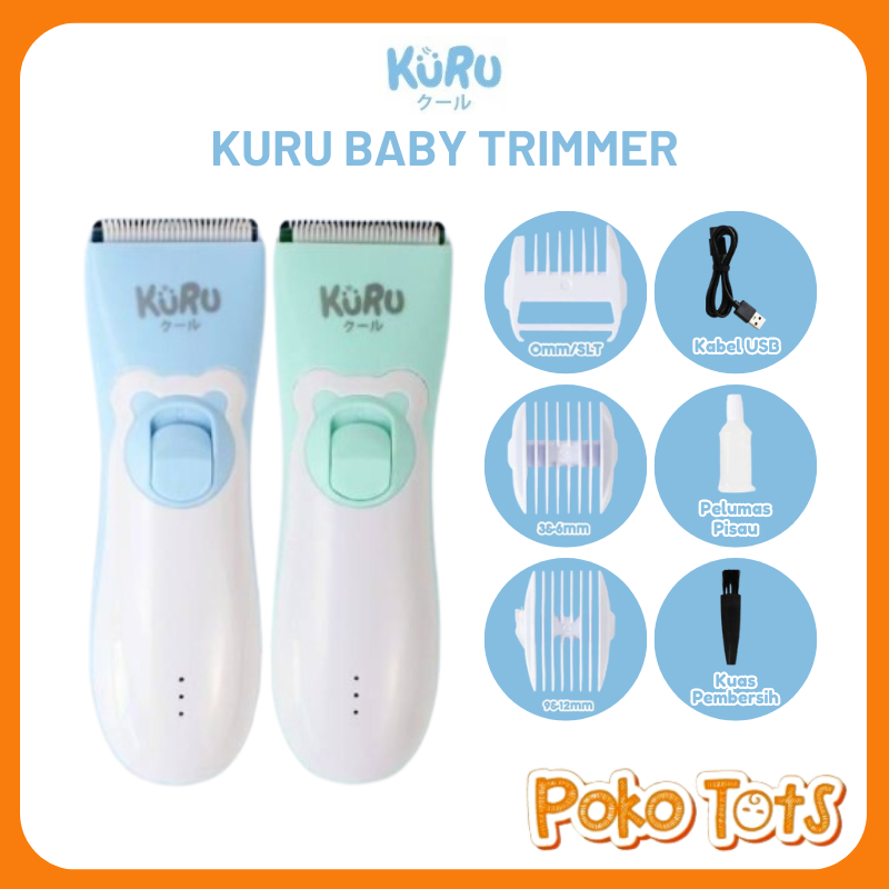 Jual Kuru Electric Baby Hair Clipper/Trimmer Alat Cukur Rambut Bayi ...