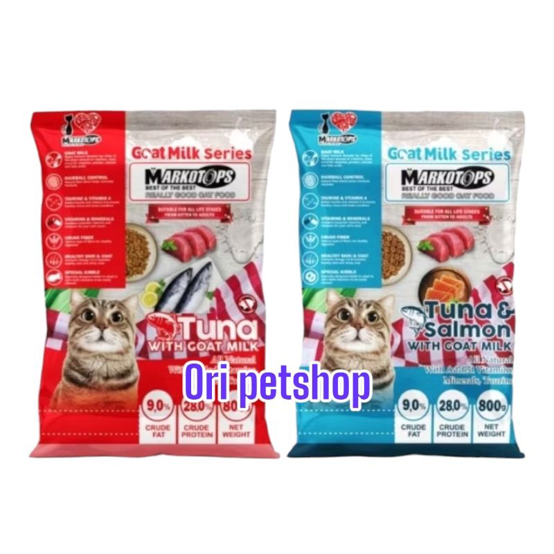 Jual ( 2x ) - Makanan Kucing Markotops 800gr Repacking / Markotop Cat ...