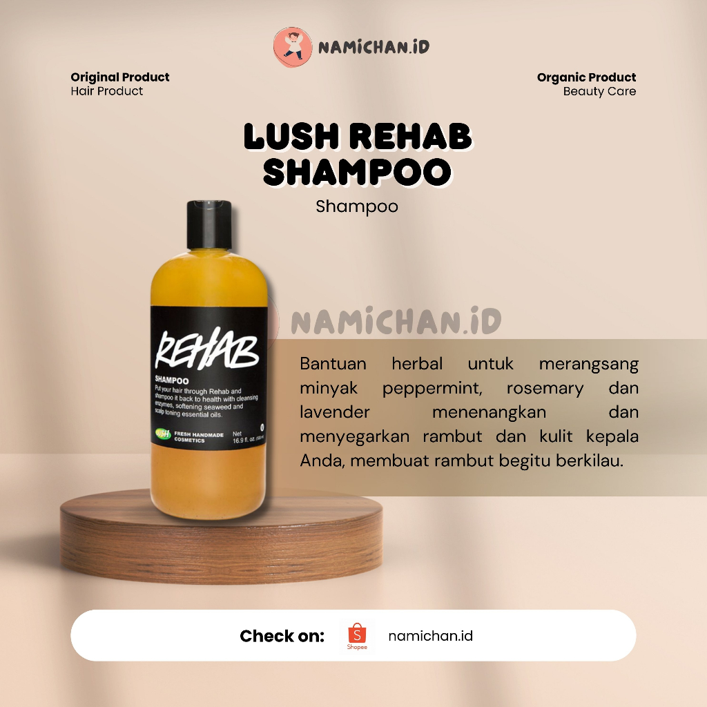 Jual [ PO Japan Januari 2025 ] Lush Rehab - Liquid Shampoo Original ...