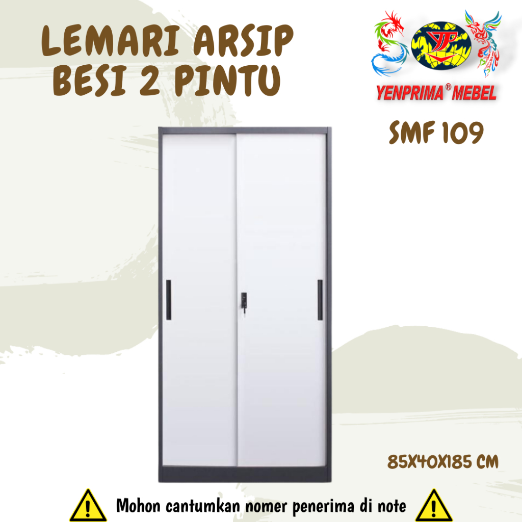 Jual [YENPRIMA] Lemari Arsip Besi Smf 109 / Lemari Dokumen / Lemari ...