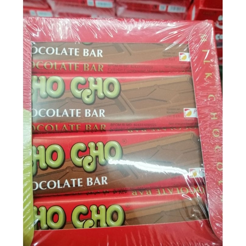 Jual CHO CHO CHOCOLATE BAR ISI 24 PCS | Shopee Indonesia