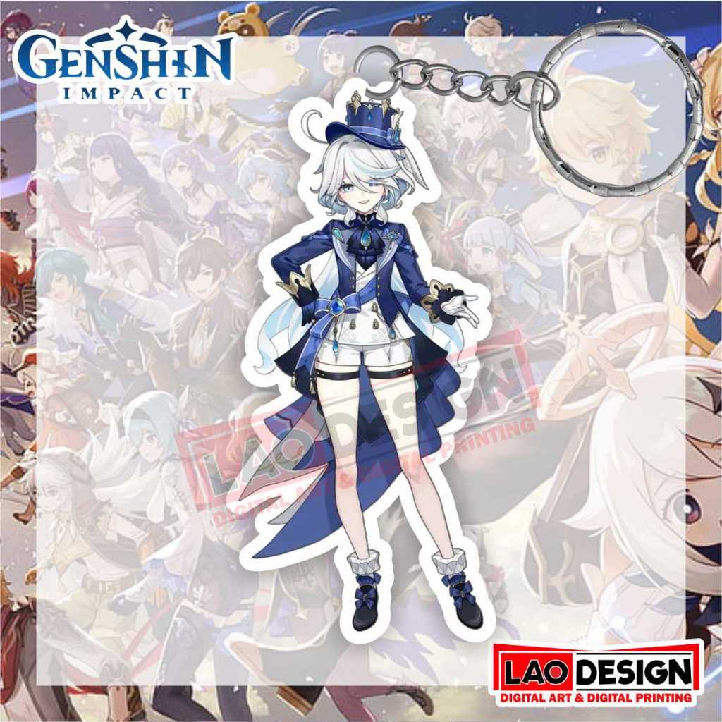 Jual Gantungan Kunci FOCALORS FURINA Genshin Impact - Gantungan Kunci Genshin Impact - Gantungan ...