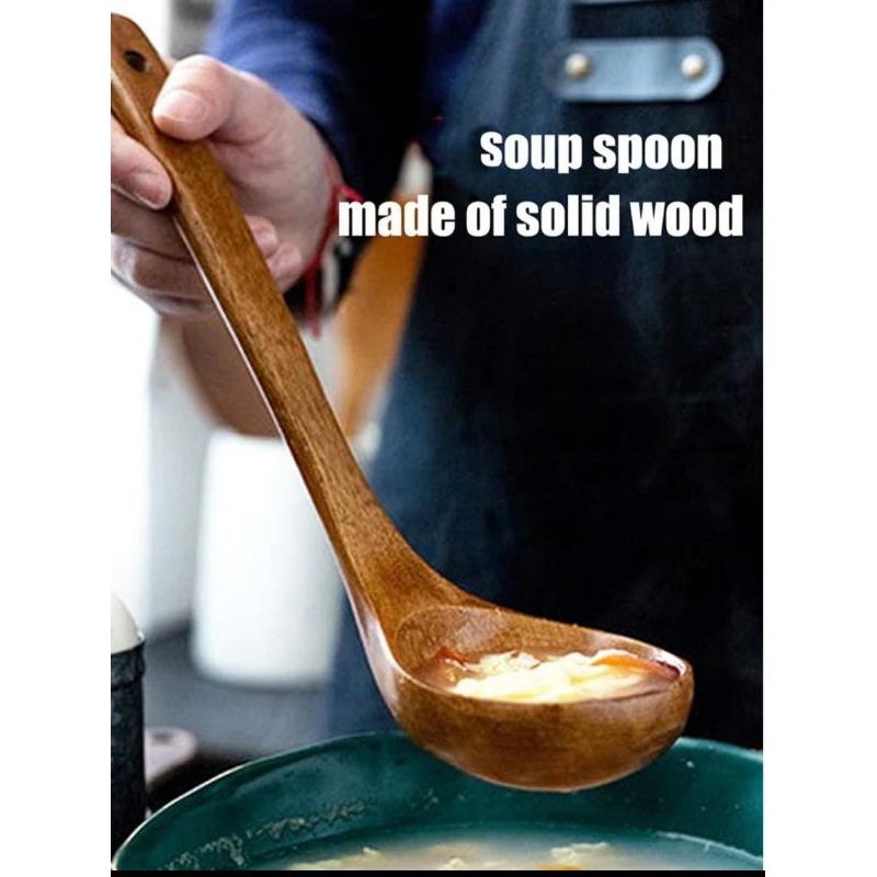 Jual Ladle Kayu / Serving Centong Lauk / Sendok Sayur Sup Sop Soup ...