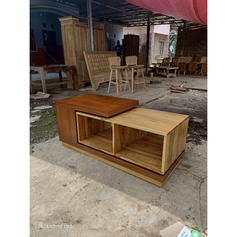 Jual meja tamu minimalis kayu jati/coffe table minimalis/meja kopi ...