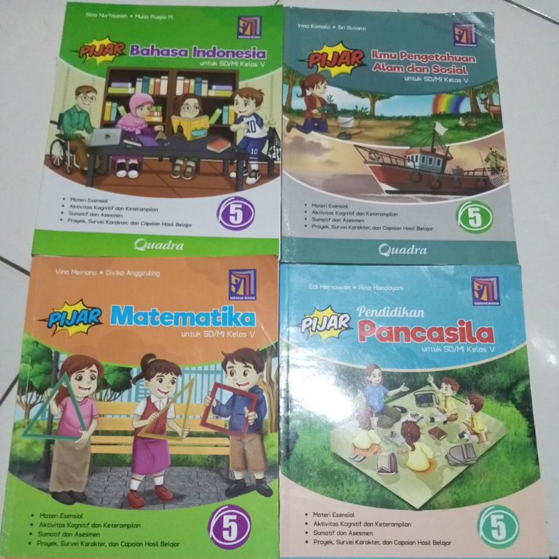 Jual BUKU PELAJARAN SD PIJAR UNTUK KELAS V KURIKULUM MERDEKA TERBITAN ...