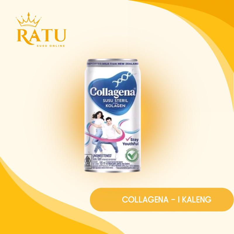 Jual Collagena Susu Steril dengan Kolagen 189 ml (1 Kaleng) | Shopee ...