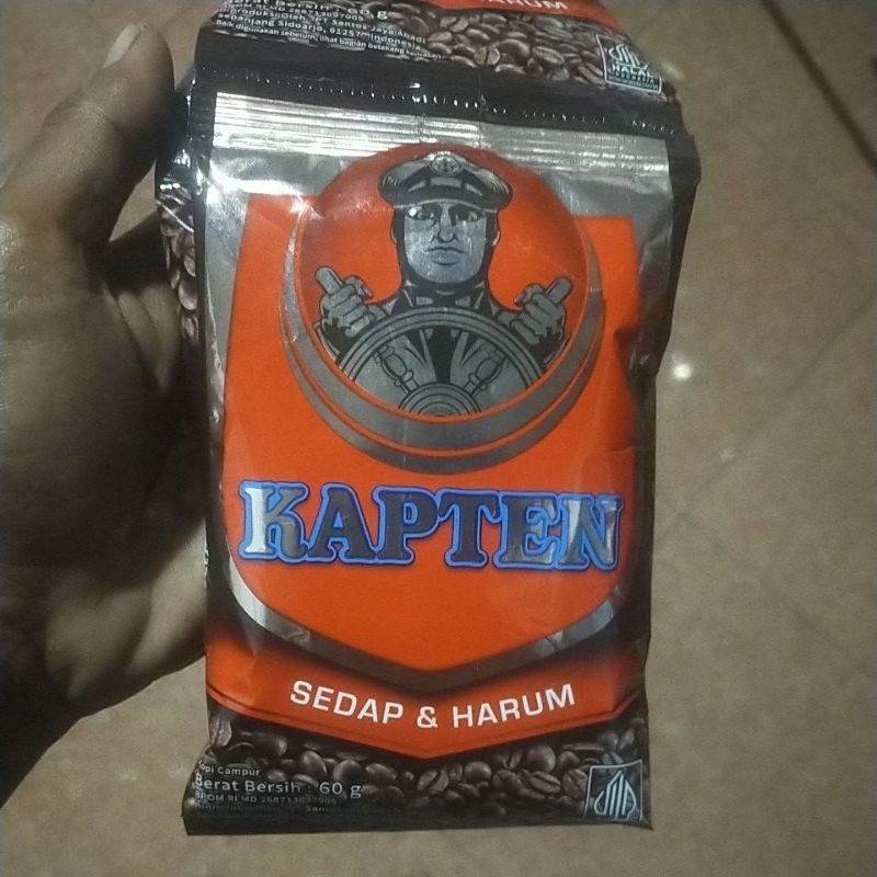Jual kopi kapten 60grm 1pcs | Shopee Indonesia