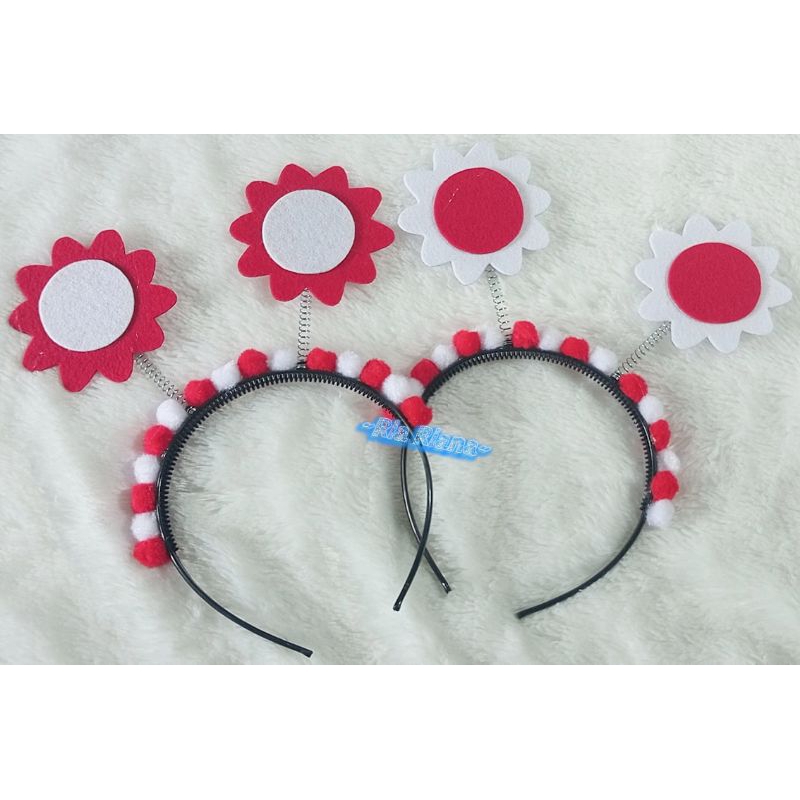 Jual Bando per tuing-tuing Bando pompom merah putih edisi kemerdekaan ...