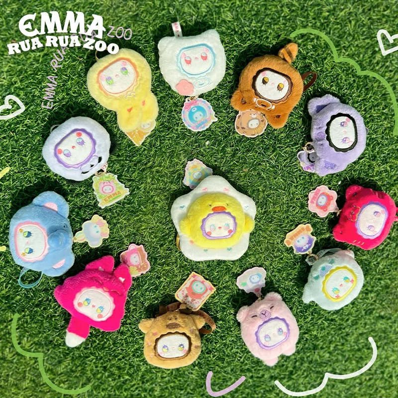 Jual Lucky Emma Rua Rua Zoo Scented Plush Keychain Series Blind Box ...