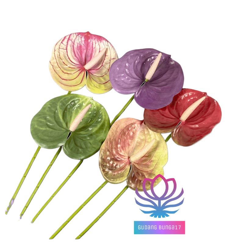 Jual GB17 - Bunga Kuping Gajah Artificial Panjang 60cm+ | Shopee Indonesia