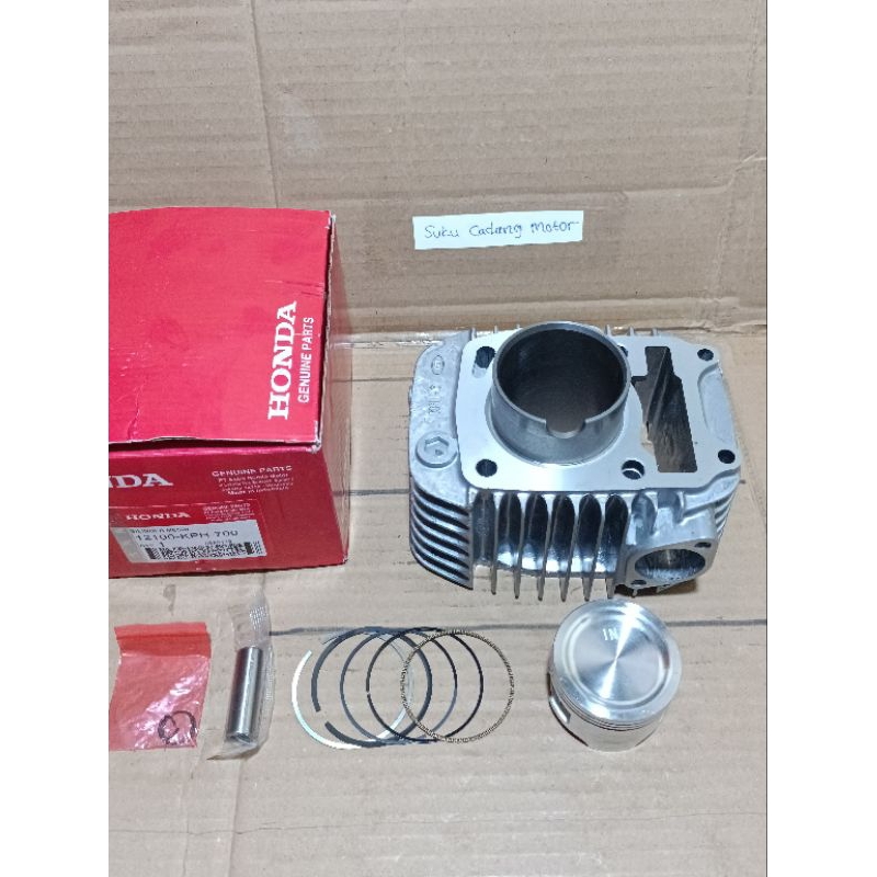 Jual BLOK SEHER SET PISTON KIT HONDA SUPRA X 125 KARISMA KIRANA KODE-KPH | Shopee Indonesia