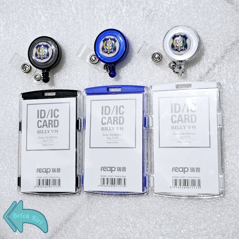 Jual Tempat Kartu Id Card Akrilik Reap + Yoyo Logo Satpam Security ...