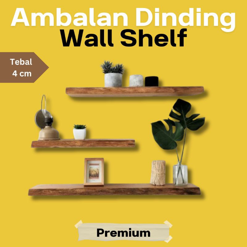 Jual Rak Ambalan Costom KASUDA Dinding Minimalis Hiasan Papan Hambalan ...