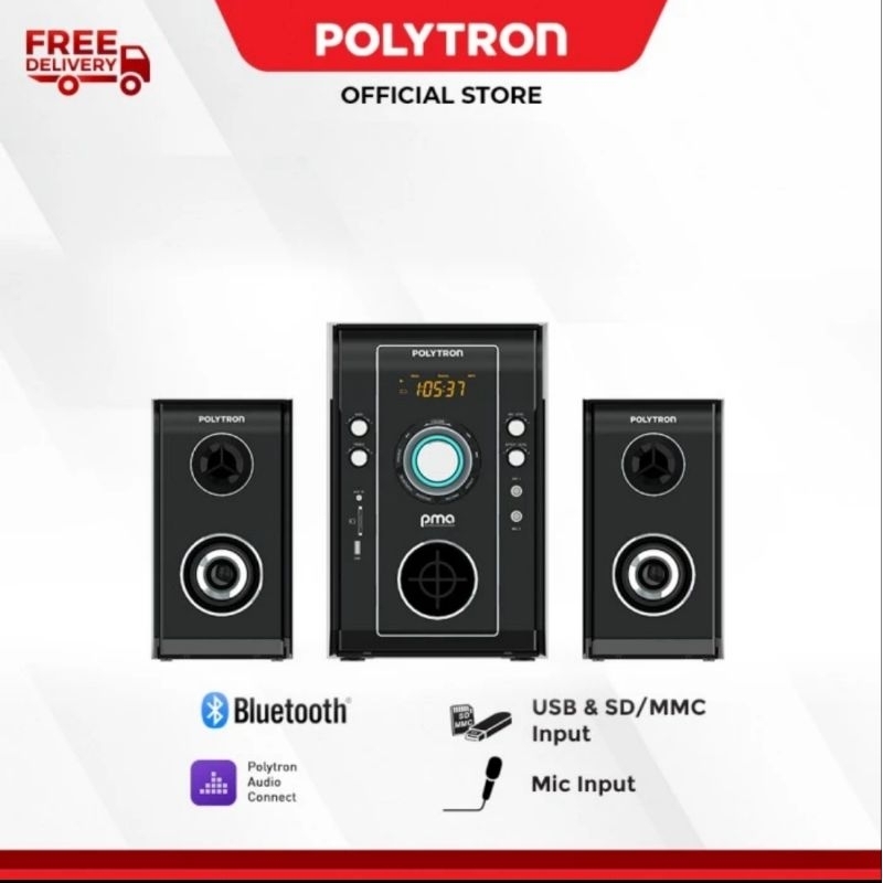 Jual POLYTRON SPEAKER MULTIMEDIA BLUETOOTH PMA9523 | Shopee Indonesia