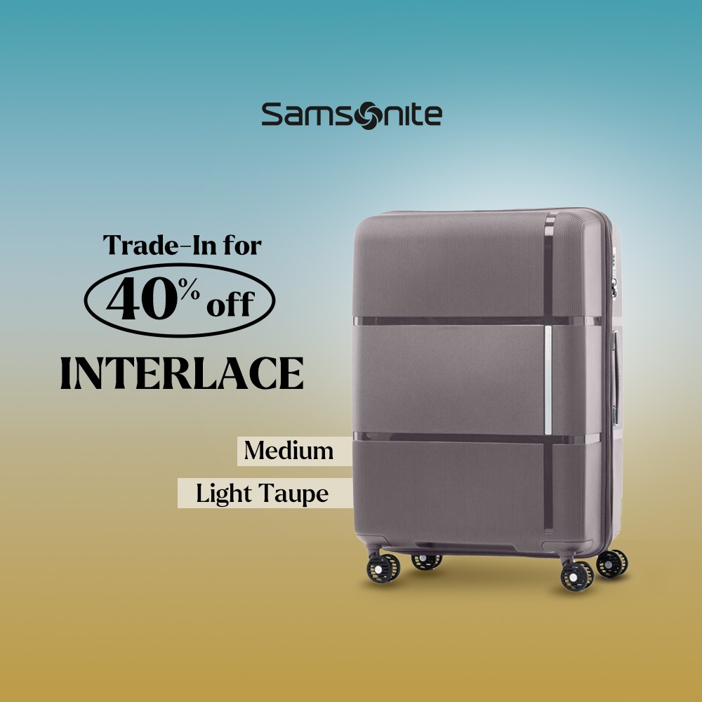 Jual Samsonite Koper Hardcase Interlace Medium 24 inch Exp V2 - Light ...