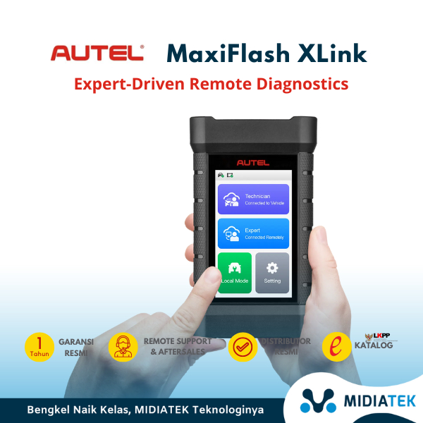 Jual AUTEL MaxiFlash XLink Expert-Riven Remote Diagnostics Resmi ...