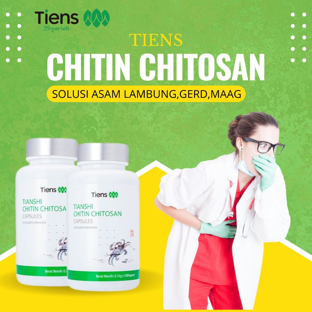 Jual Tiens Chitin Chitosan Obat china penyembuhan Maag Gerd Anxiety ...
