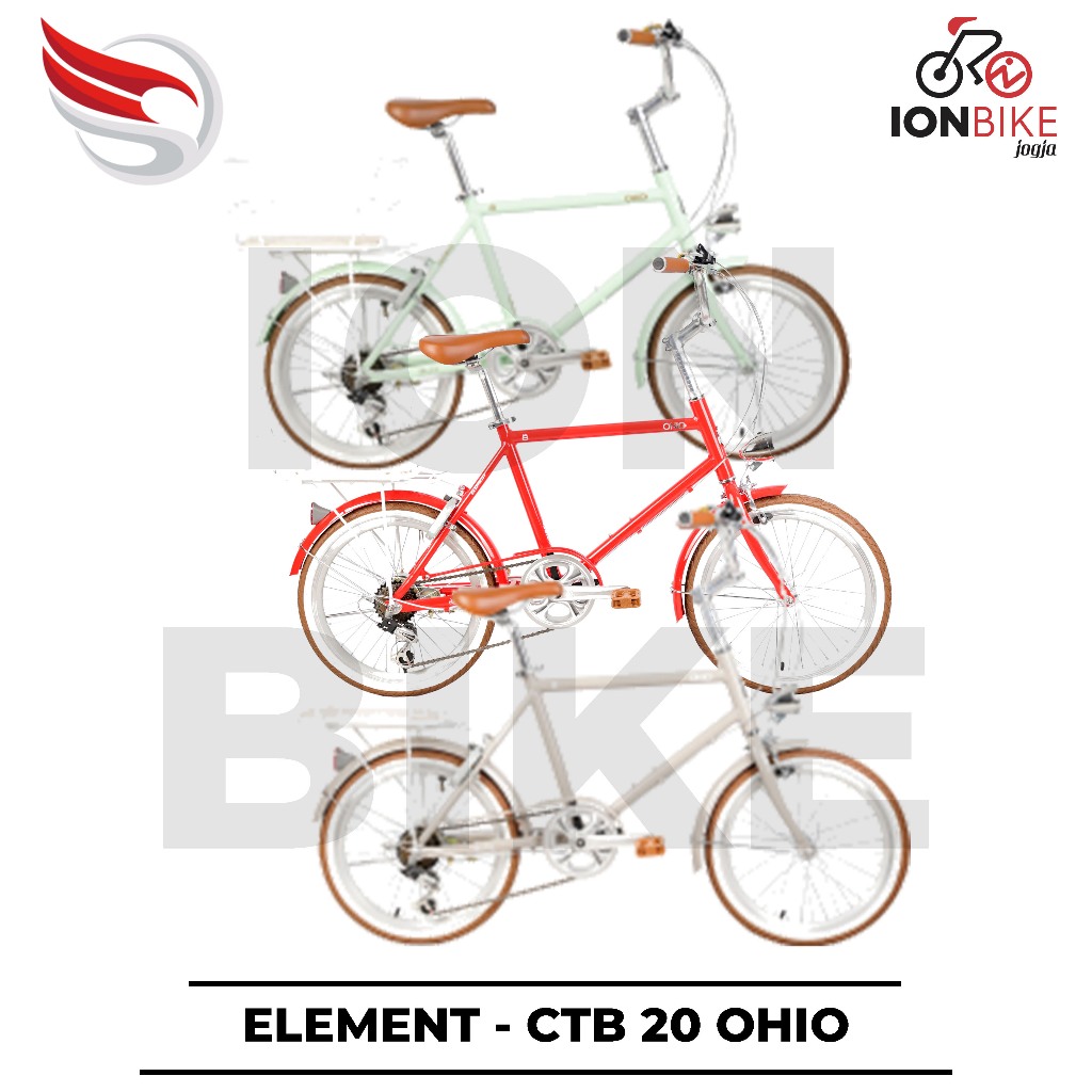 Jual Sepeda Urban 20 City Bike Mini Element Ohio Model Klasik Vintage ...