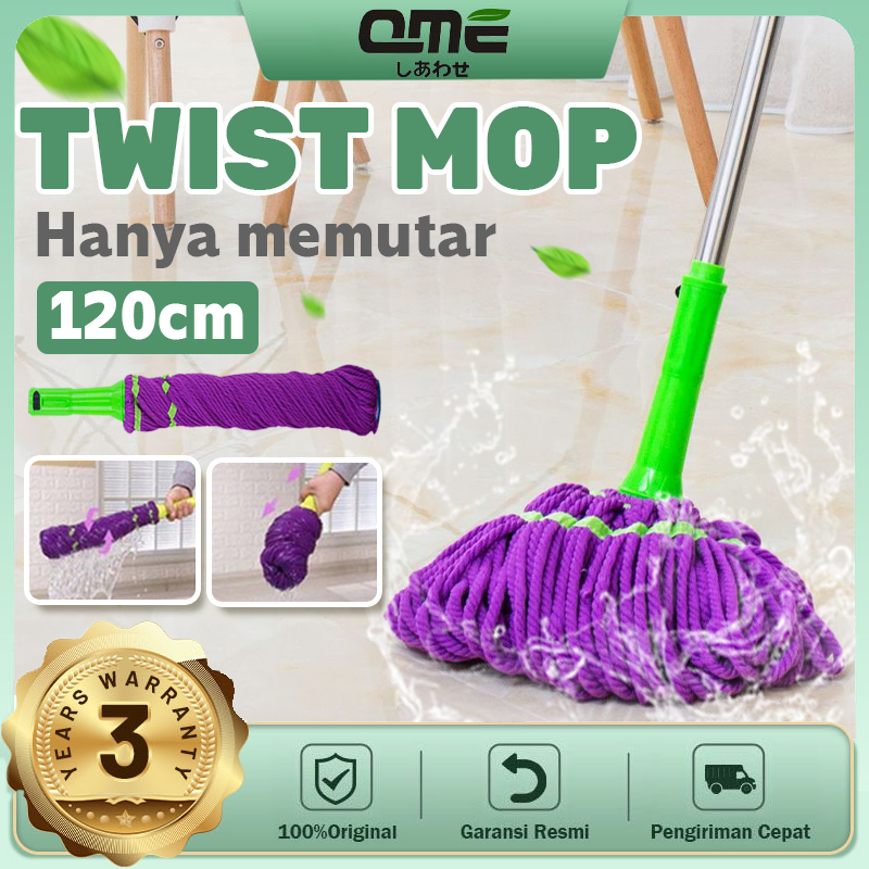 Jual QME ALAT PEL LANTAI SERBAGUNA PEL PUTAR 360 DERAJAT TWIST MOP ...