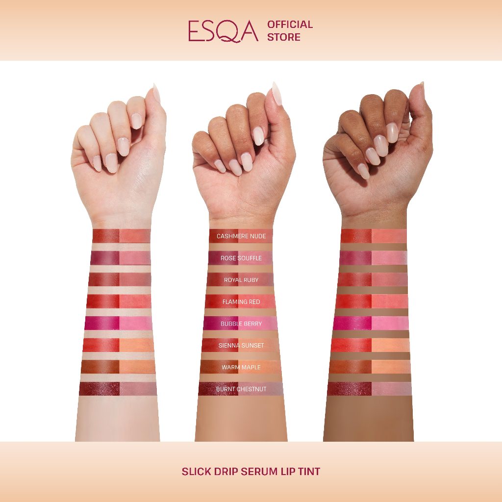 Jual ESQA Slick Drip Serum Lip Tint | Shopee Indonesia