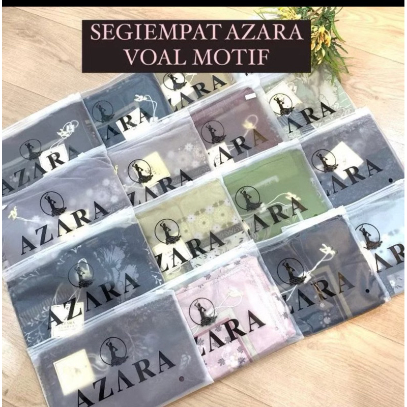 Jual Hijab Azara Motif Pouch || Hijab Motif Pouch || Jilbab Motif ...