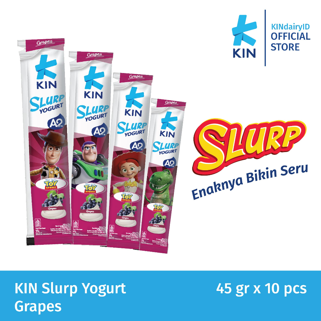 Jual KIN Bulgarian Yogurt Slurp Grapes 45gr | Shopee Indonesia