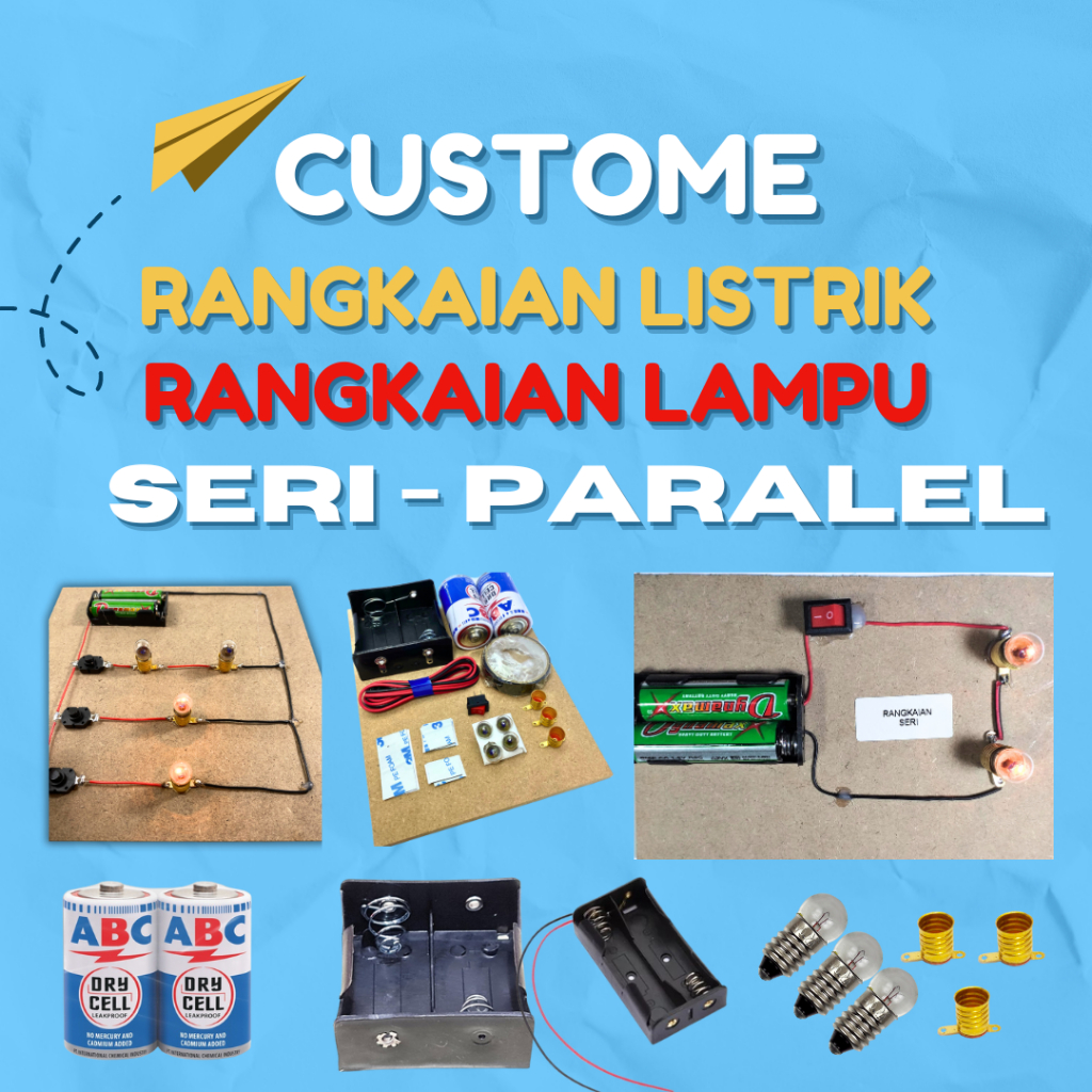 Jual Custome rangkaian listrik rangkaian lampu seri paralel bahan ... Jual Custome rangkaian listrik rangkaian lampu seri paralel bahan ...