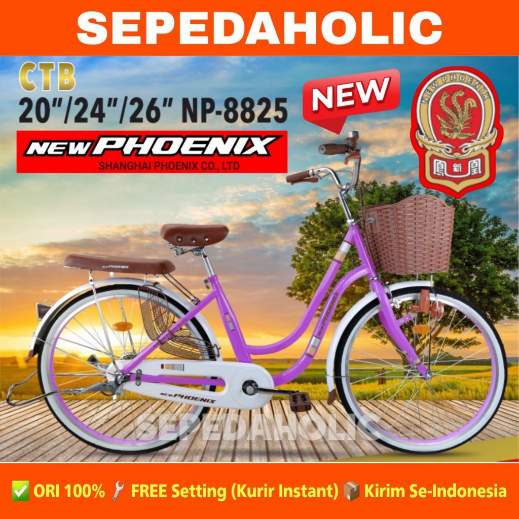 Jual Sepeda Keranjang Remaja Dewasa PHOENIX 8825 8835 Ukuran 20 24 26 ...