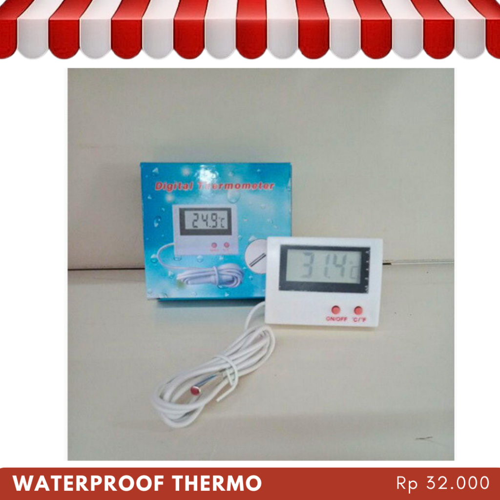 Jual Thermometer Biru - Food Digital Thermometer - Pengatur Suhu ...