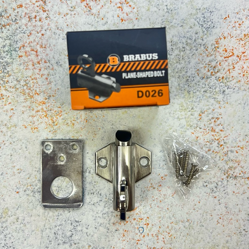 Jual Spring Knip Knife Grendel Kodok Kunci Jendela Bulat Stainless ...